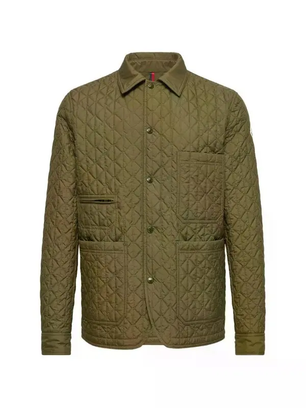 Moncler Theoline Quilted Shirt Jacket - Green