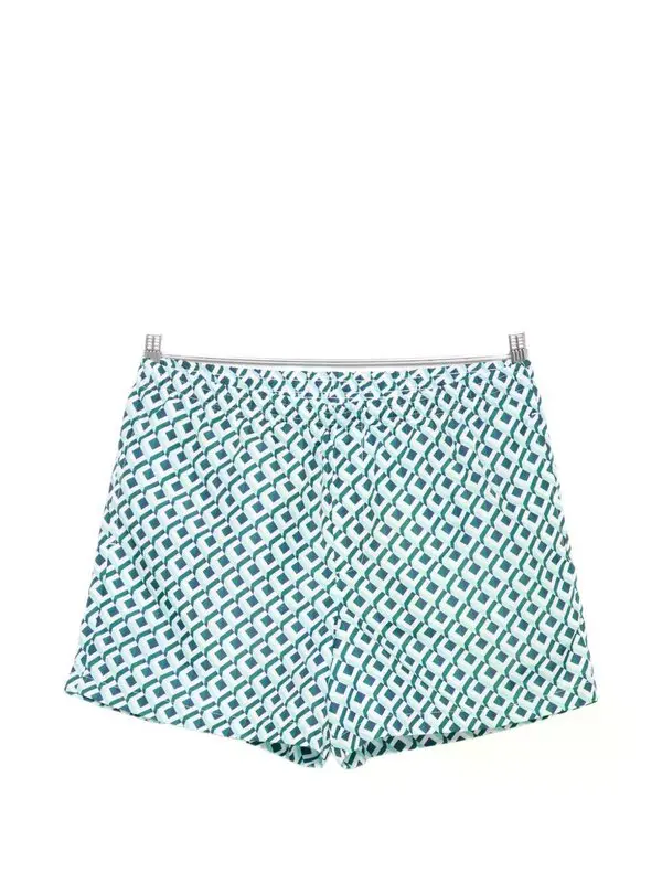 Casablanca Print-detail Pocket Swim Shorts - White