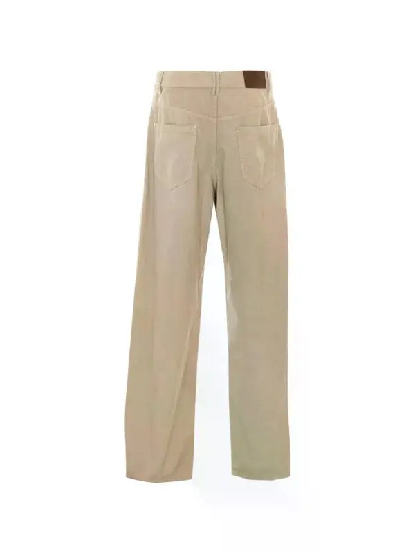 Brunello Cucinelli Velvet Trousers - Neutrals
