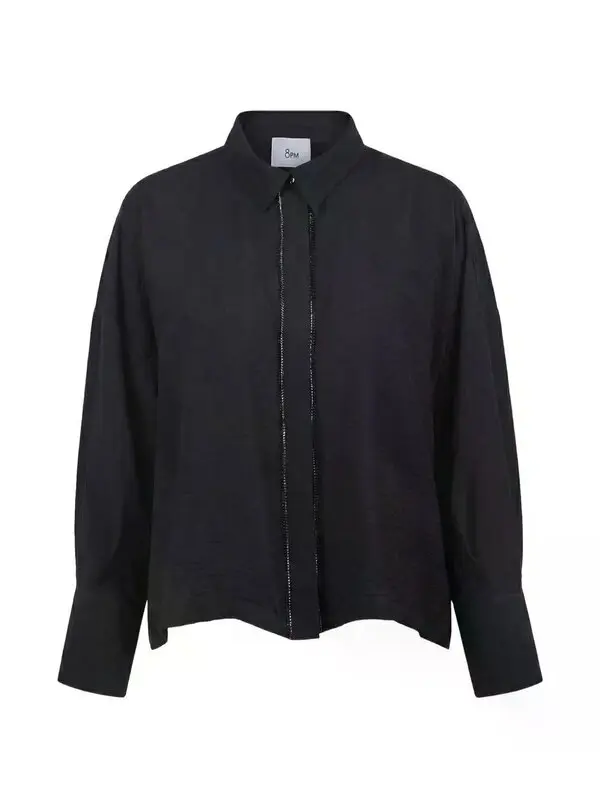 8PM Crystal Embellished Shirt