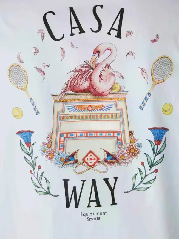 Casablanca Graphic-print Cotton T-shirt