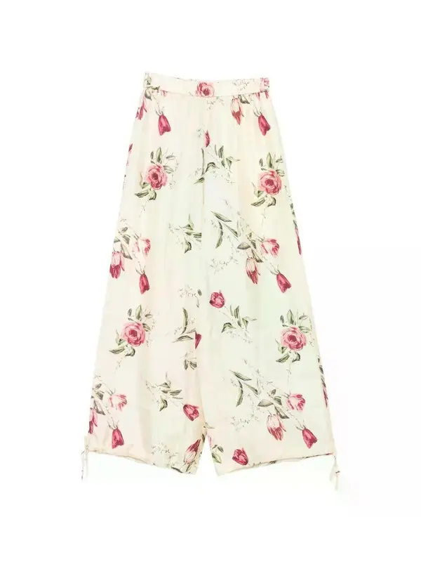 Antonio Marras Floral-print Palazzo Pants