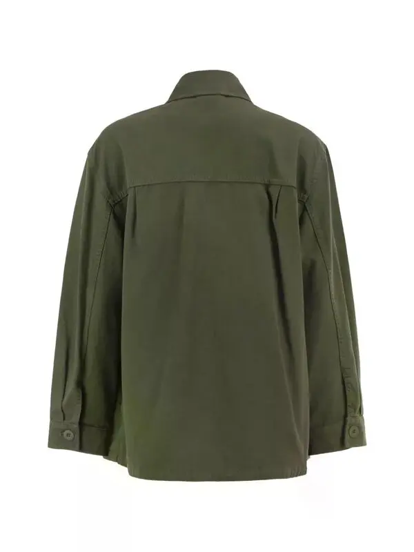 Max Mara Embroidered-patch Cotton Jacket