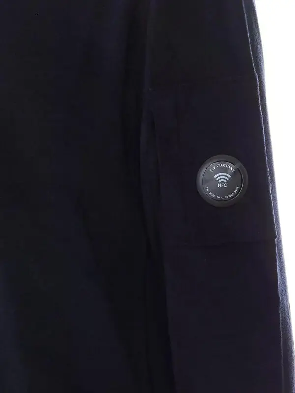 C.P. COMPANY Lens Detail Crew Neck Sweater