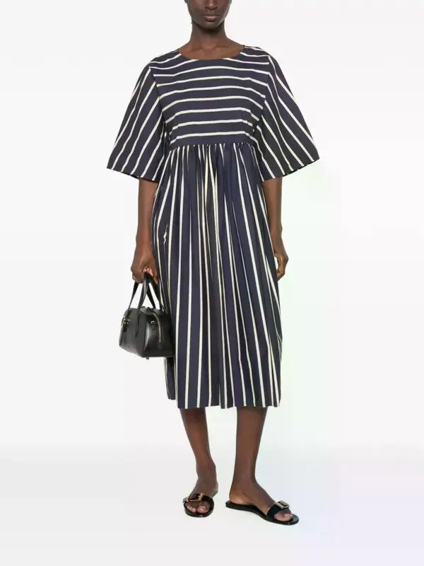 Liviana Conti Striped Midi Dress