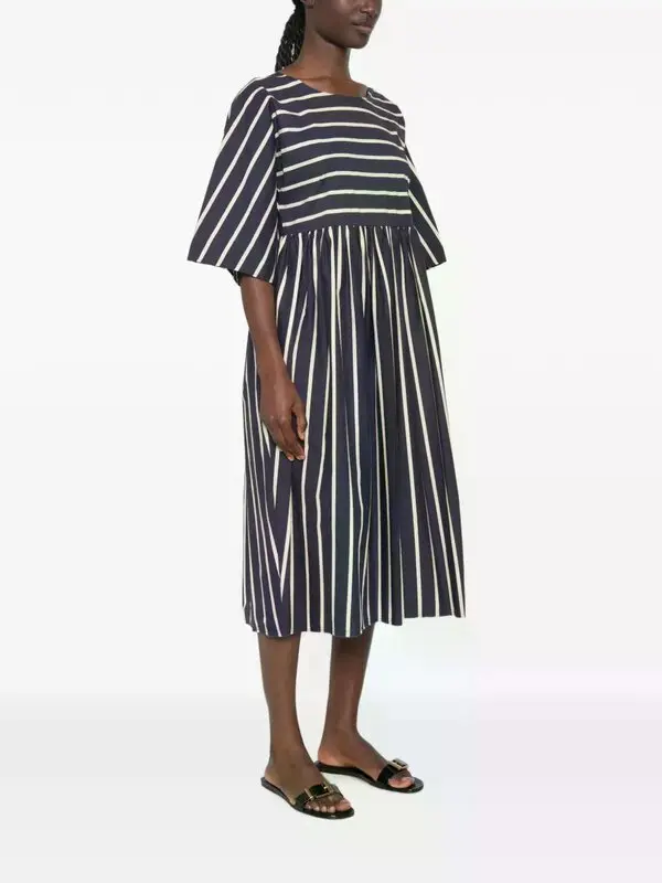 Liviana Conti Striped Midi Dress