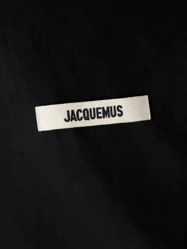 Jacquemus Logo-patch Quarter-zip Sweater