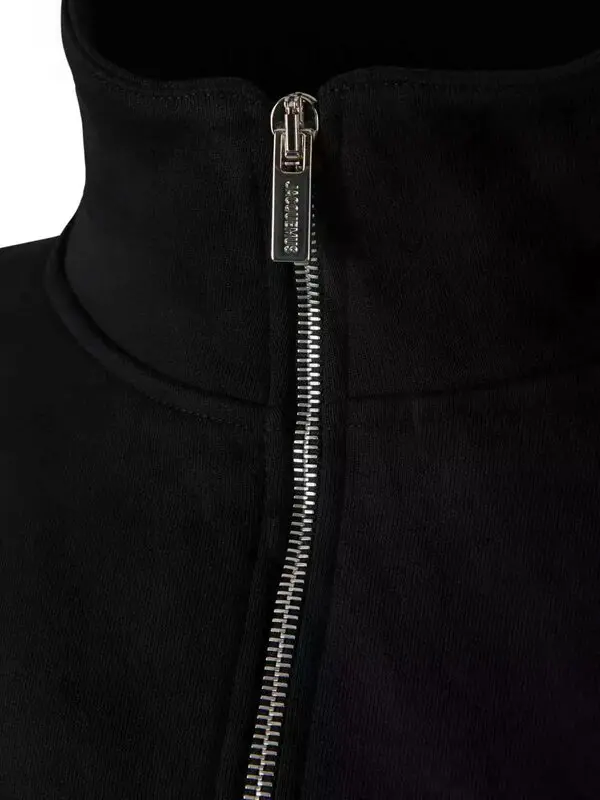 Jacquemus Logo-patch Quarter-zip Sweater