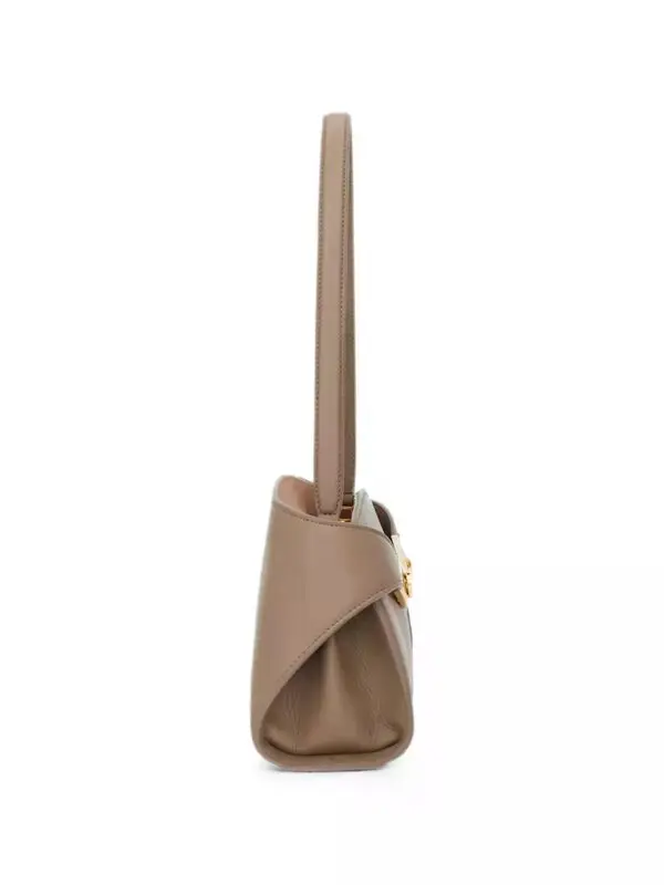 FERRAGAMO Gancini Leather Shoulder Bag