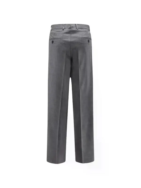 AMARANTO Pleated Straight-leg Trousers