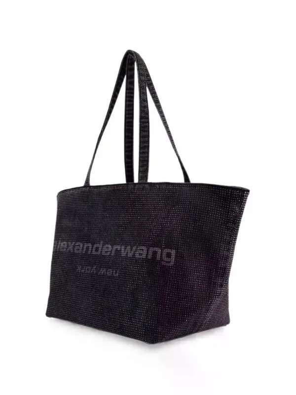 Alexander Wang Punch Rhinestone-embellished Tote Bag - Black