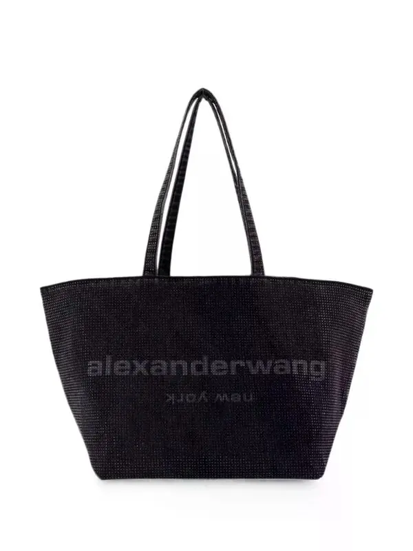 Alexander Wang Punch Rhinestone-embellished Tote Bag - Black