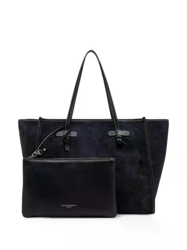 GIANNI CHIARINI Miss Marcella Suede Tote Bag