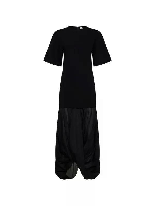 TOTEME Asymmetric Pleated Dress
