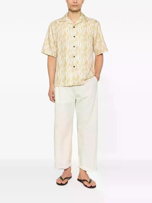 Commas Stripe-pattern Shirt - Neutrals