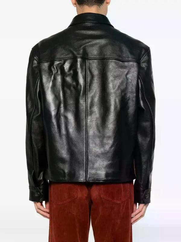Marni Panelled Leather And Suede Jacket