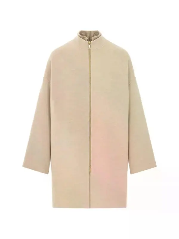Fabiana Filippi Zip-up High-neck Coat