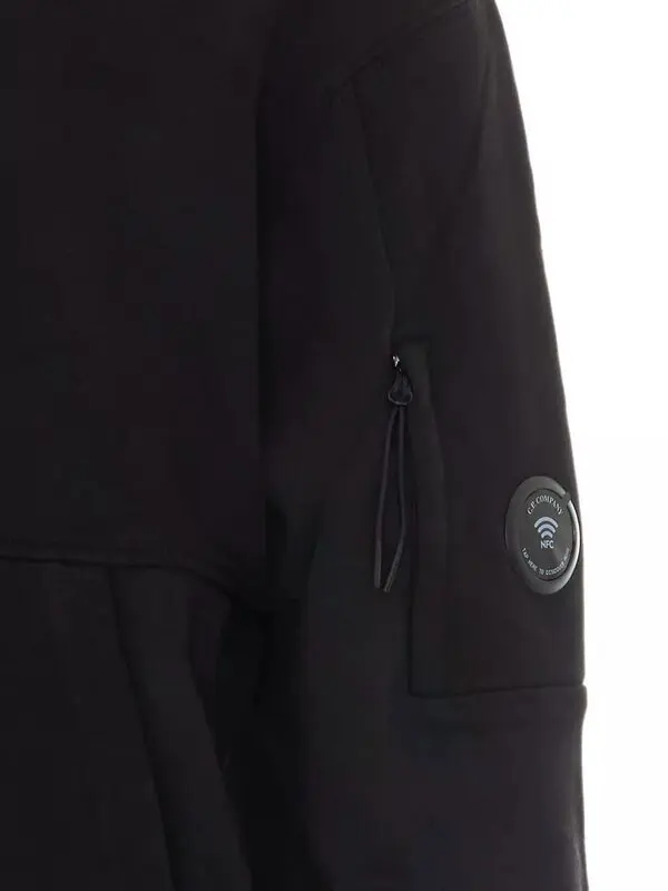 C.P. COMPANY Logo-patch Kangaroo-pocket Hoodie