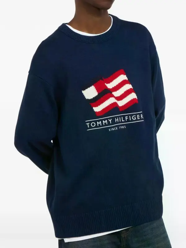 Tommy Hilfiger Intarsia Flag Sweater