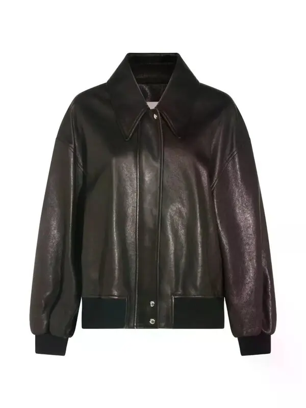 Khaite Shelman Leather Jacket