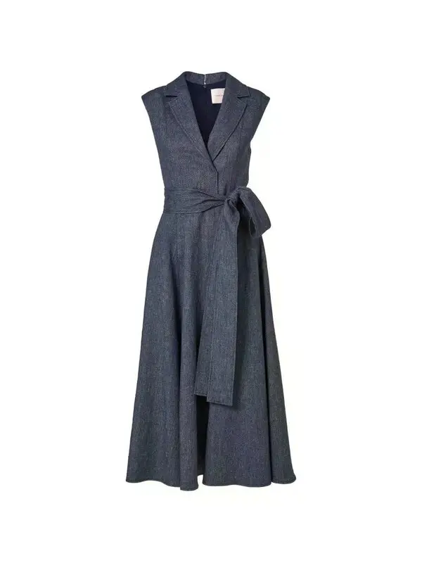 Carolina Herrera Belted Midi Dress