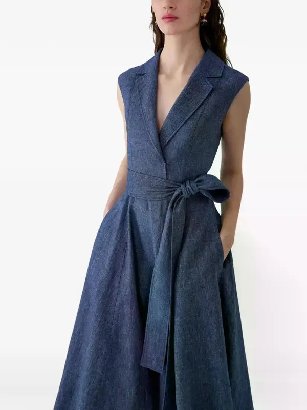 Carolina Herrera Belted Midi Dress