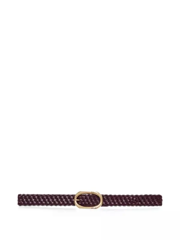 ANINE BING Signature Link Belt Braided Fig