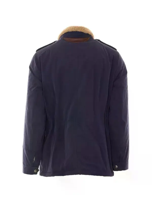 Brunello Cucinelli Shearling-collar Multi-pocket Jacket