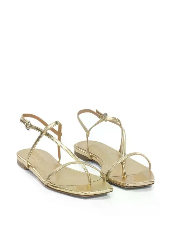 AeydĒ Ella Flat Leather Sandals