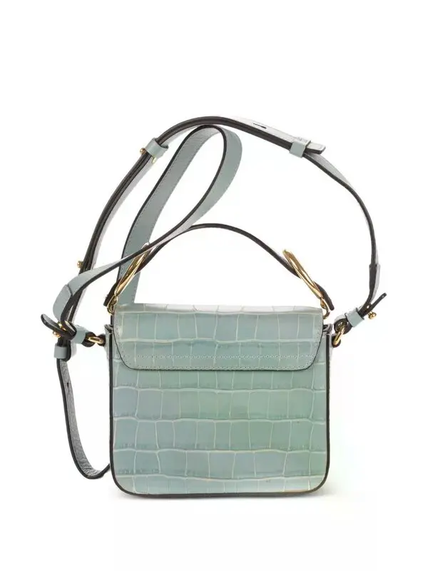 Chloé Crocodile-effect Cross Body Bag - Blue