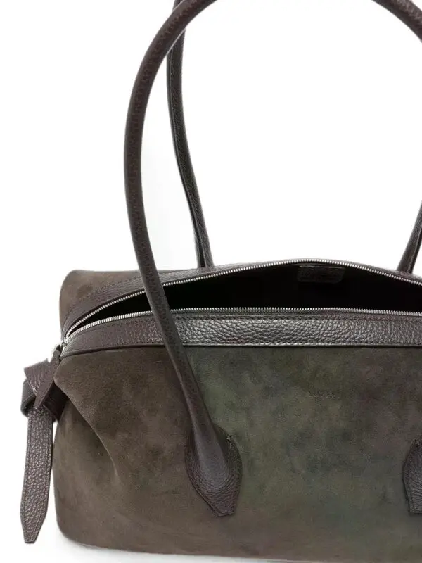 Yuzefi Brioche Duffle Suede Leather Shoulder Bag