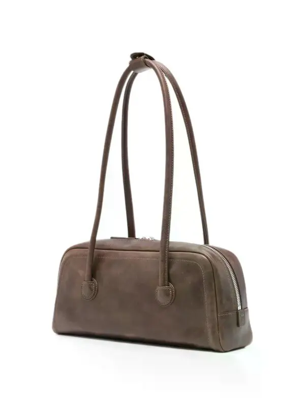 MARGESHERWOOD Debossed Logo Leather Shoulder Bag