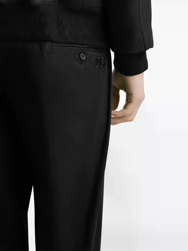 Dolce & Gabbana Cotton Gabardine Trousers
