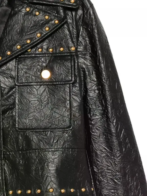 Michael Kors Studded Crinkled Jacket