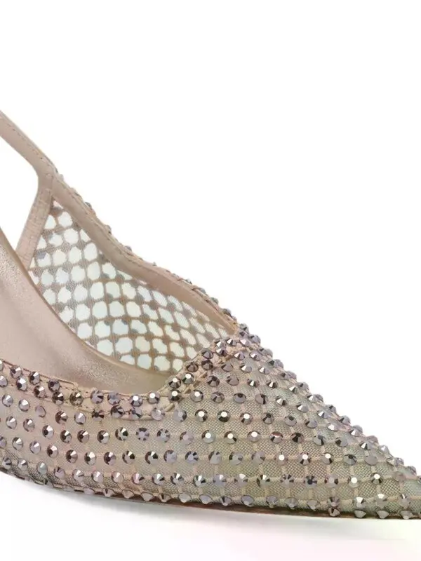 LE SILLA Gilda Fierce Crystal-embellished Heeled Pumps