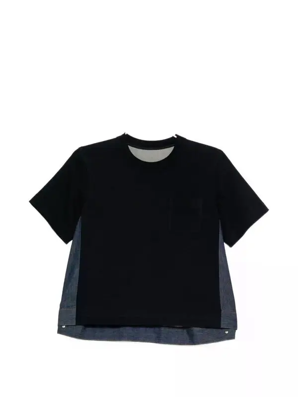 Sacai Denim X Cotton T-shirt