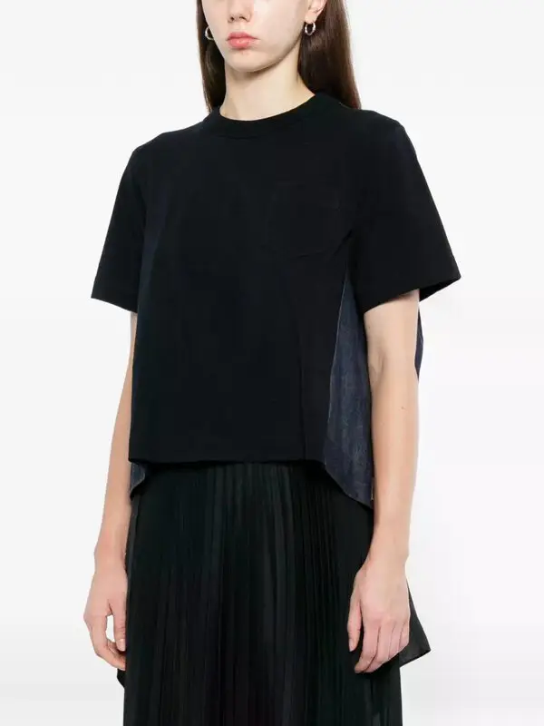 Sacai Denim X Cotton T-shirt