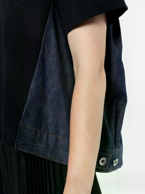 Sacai Denim X Cotton T-shirt