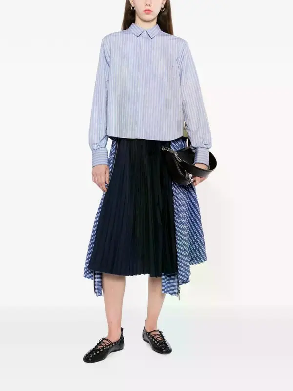 Sacai Striped Twill Shirt
