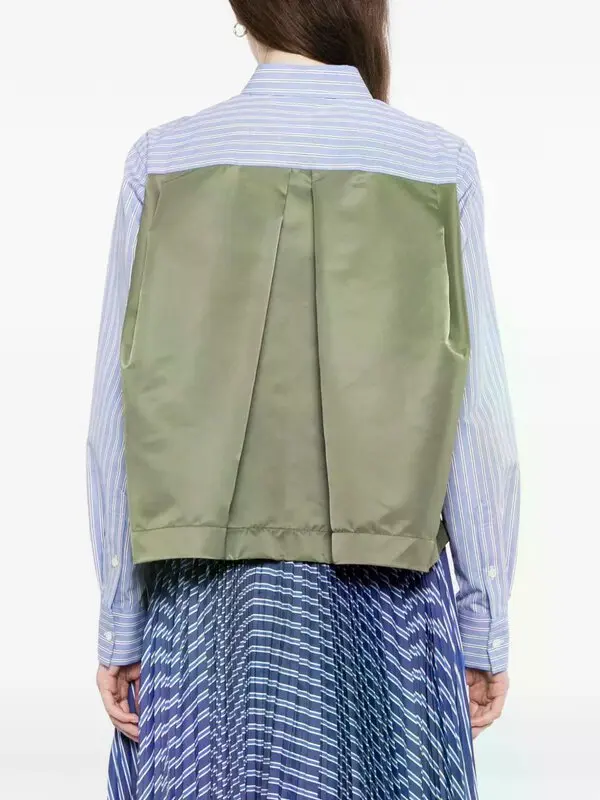 Sacai Striped Twill Shirt