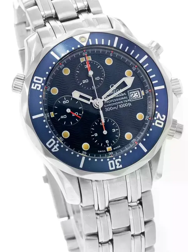 Omega Seamaster Diver 41mm Chronograph Watch - Blue