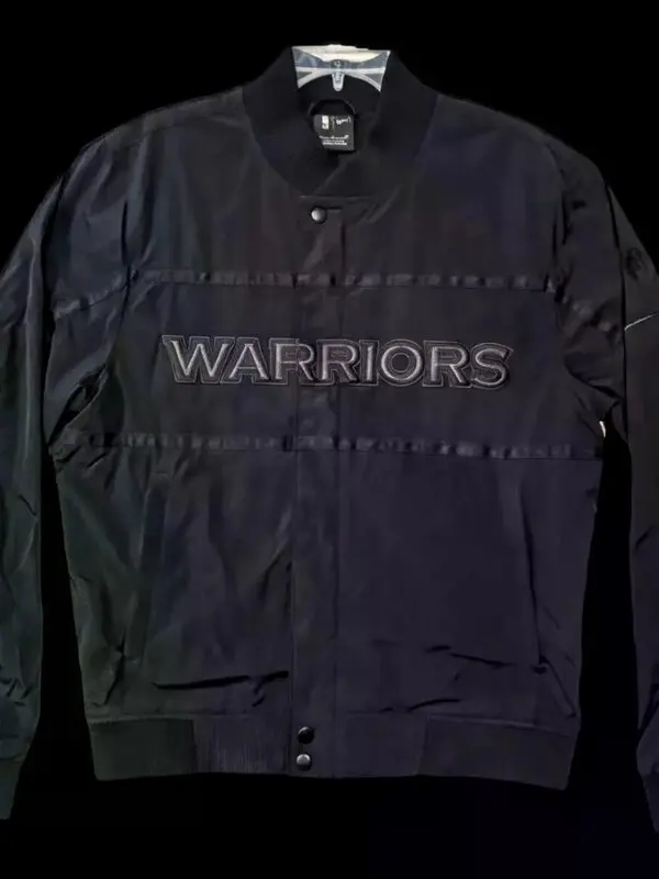 Nike Nba Golden State Warriors Courtside Bomber Jacket