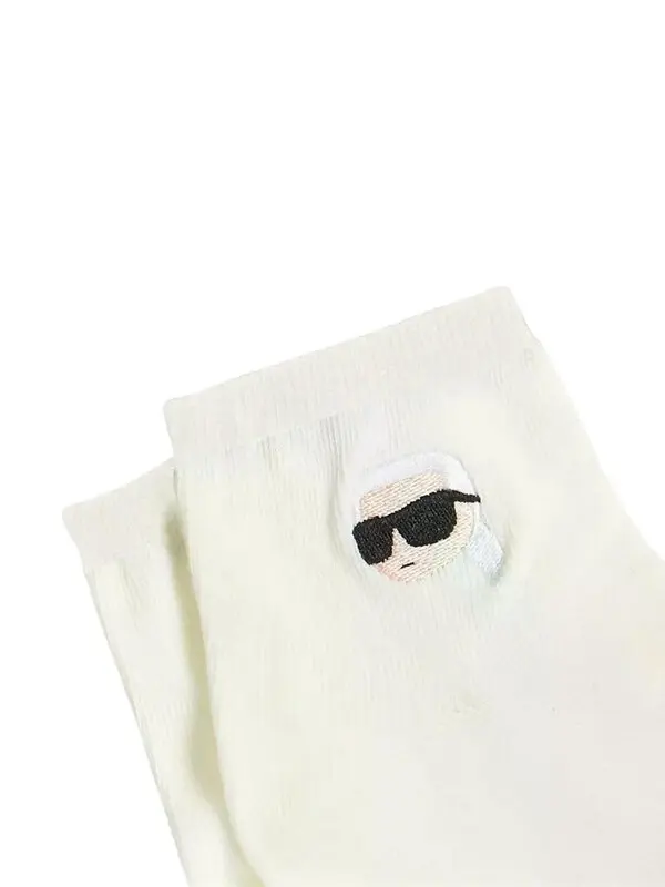 Karl Lagerfeld K/ikon Embroidered Socks Set