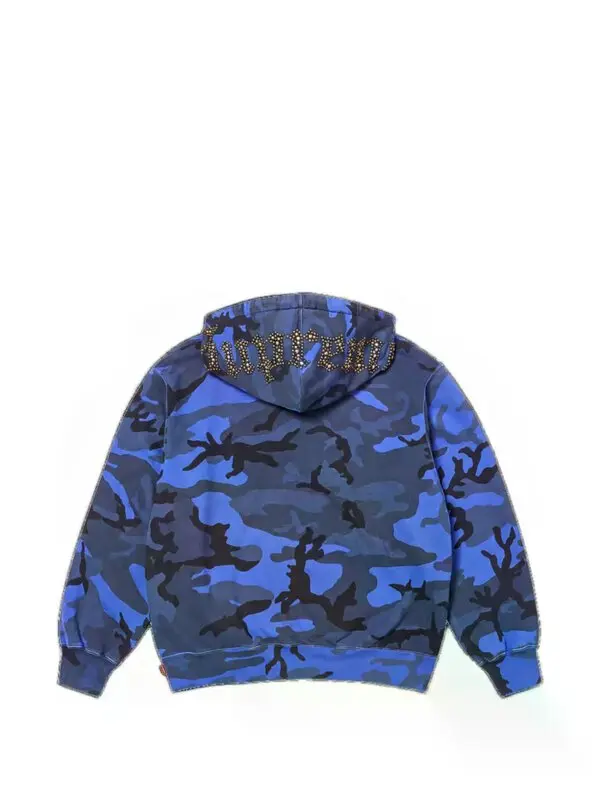 Supreme Overdyed-studded Hoodie