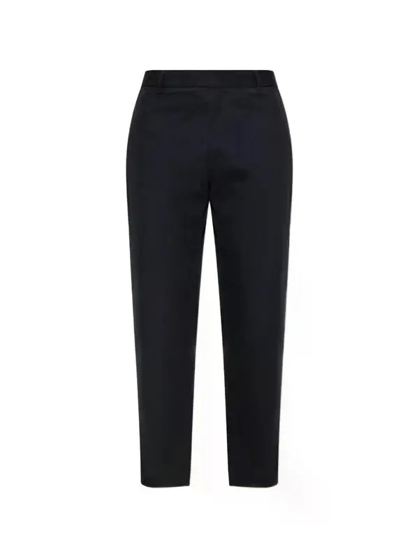 JIL SANDER Creased Cotton Trousers - Blue