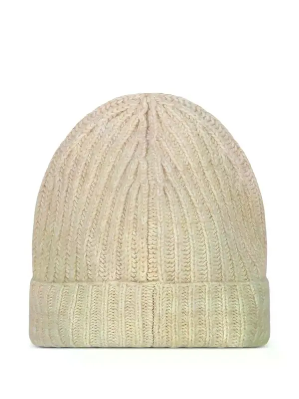 Malo Ribbed-knit Cashmere Beanie Hat - Neutrals