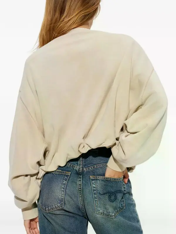 R13 Zip-up Oversized Sweatshirt