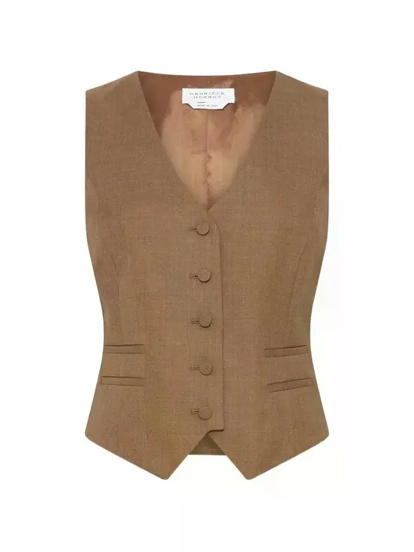 Gabriela Hearst Coleridge Button-fastening Vest