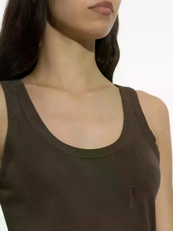 LEMAIRE Ribbed-knit Scoop-neck Tank Top