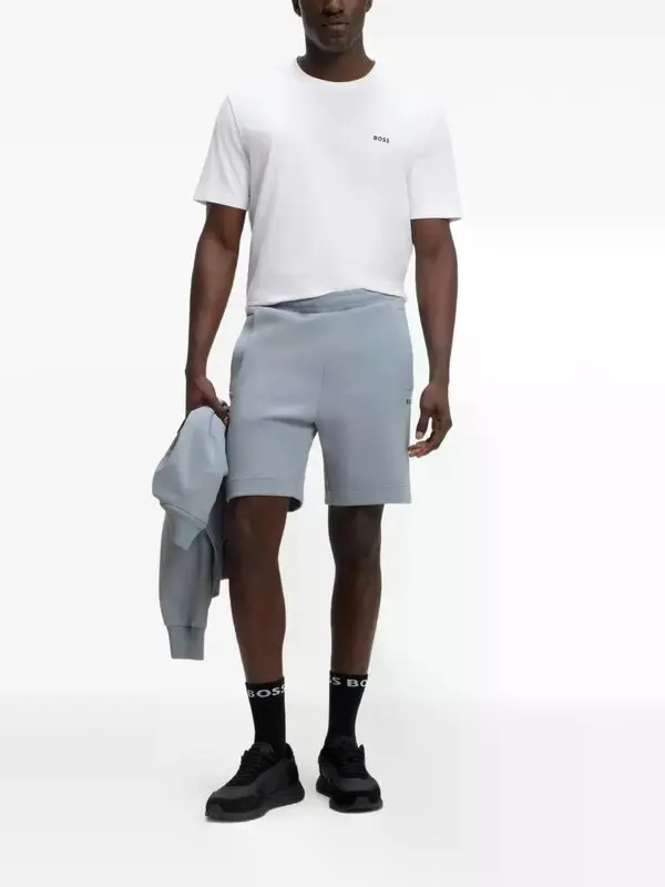 BOSS Logo-embroidered Track Shorts